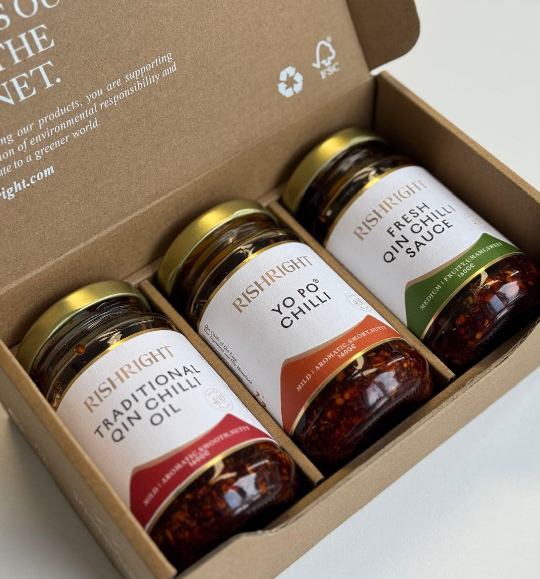 The Ultimate Taste Box – RishRight Chilli Condiment Set